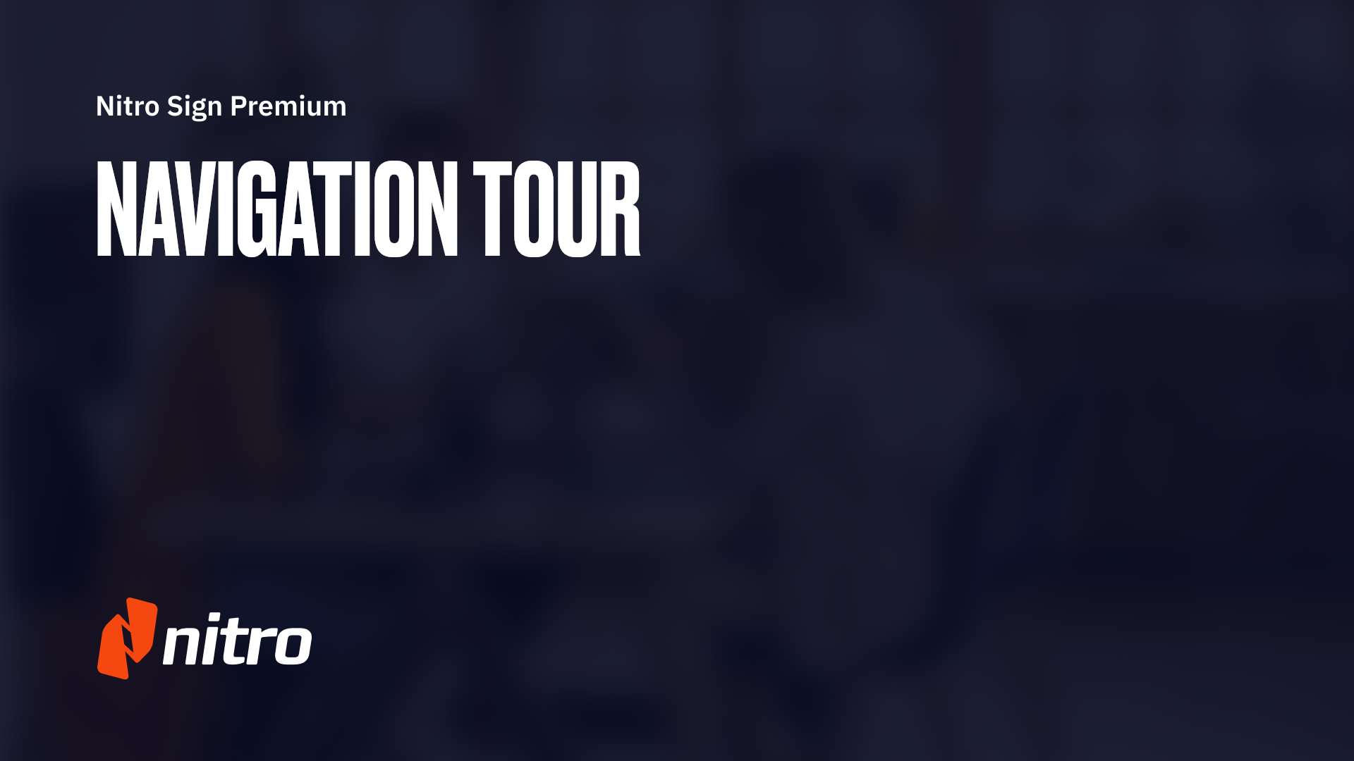 Nitro Sign Premium: eSigning Platform Tour